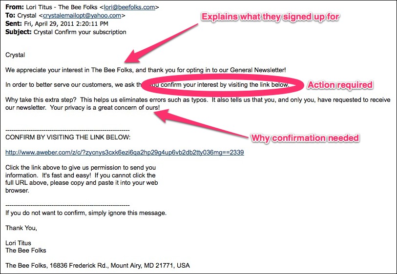 Creating Effective Confirmation Messages AWeber Email Marketing