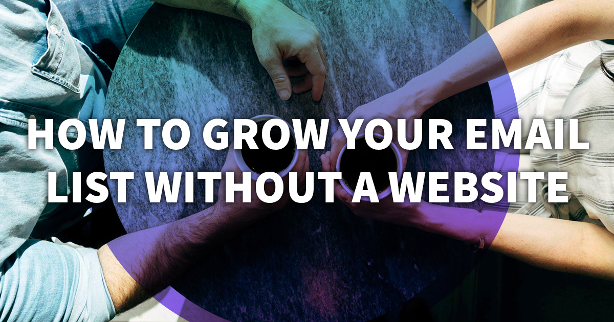 Create A Sign Up Form Without A Website AWeber Email Marketing