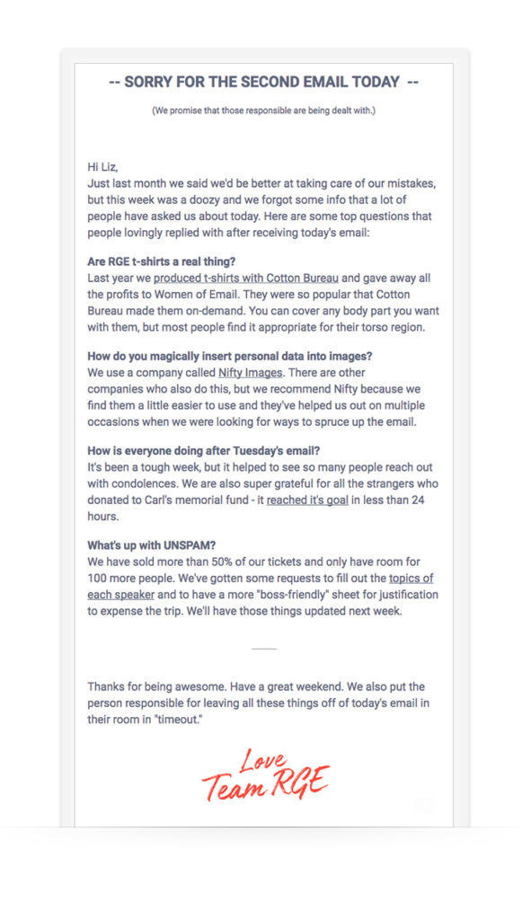 How to Write an Apology Email Due to a Mistake | AWeber