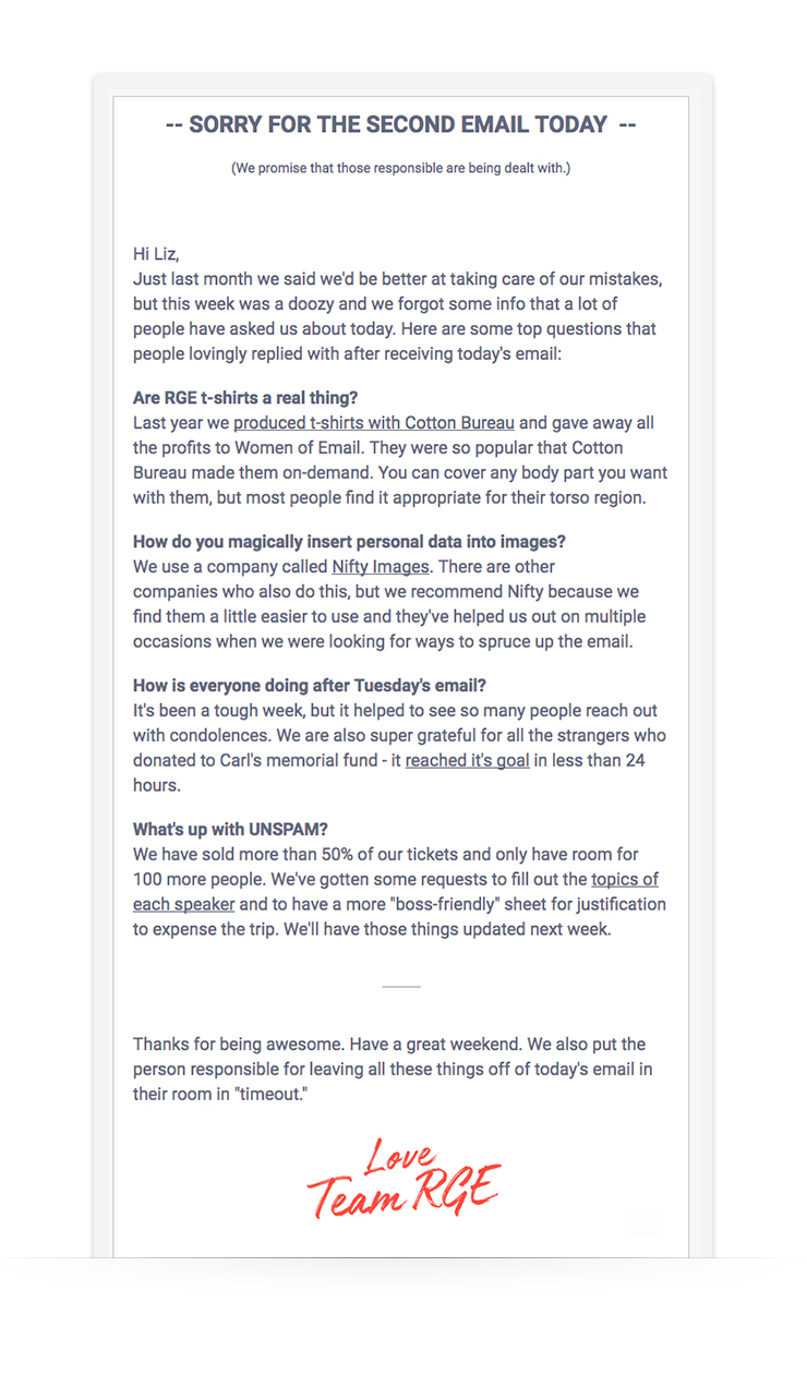 How To Send An Apology Email To Your Audience AWeber