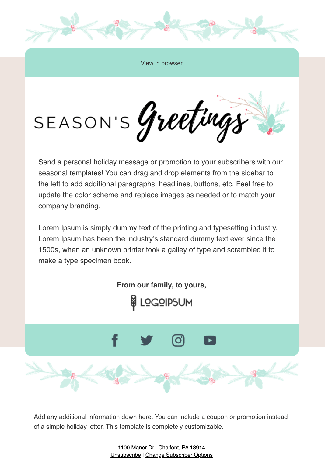 25+ beautiful holiday email marketing templates [you can use for free ...