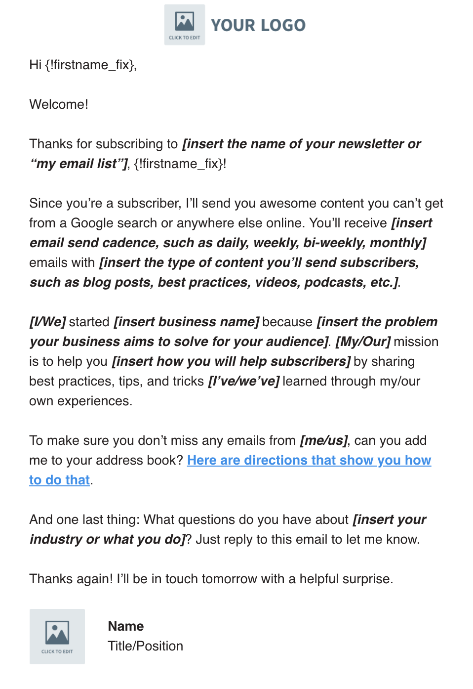 Save Time Writing Emails with 12 Pre-Written Email Campaigns | AWeber
