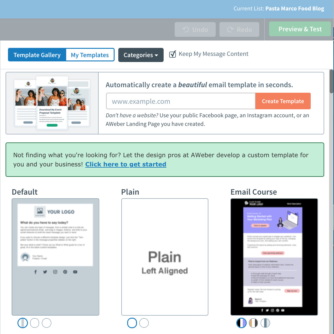 Build Custom Email Templates with AWeber’s Smart Designer! | AWeber