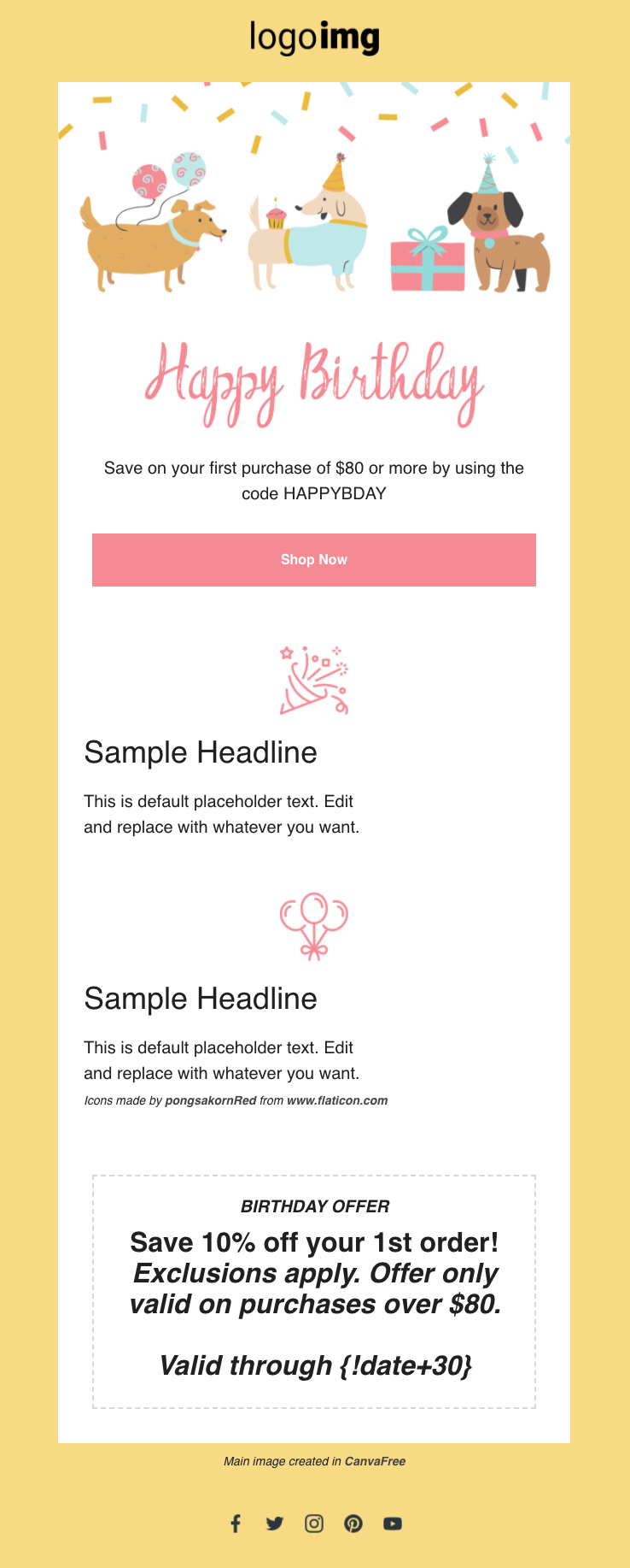 Birthday emails: How to boost subscriber loyalty and make more sales ...