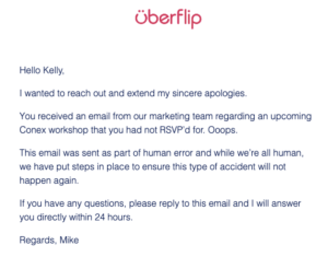 How to Write an Apology Email Due to a Mistake | AWeber