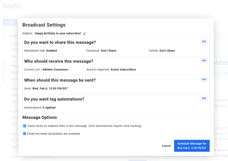 9 Quick & easy steps to starting an email newsletter today | AWeber