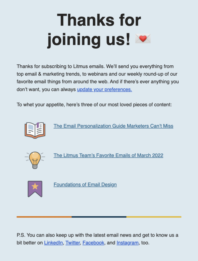 How to Create a Welcome Email Series for Your Small Business | AWeber
