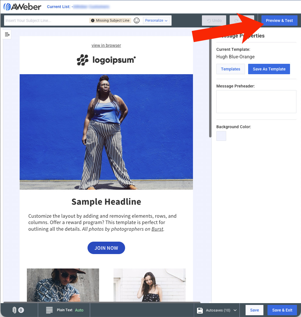 How to test emails before you send them | AWeber