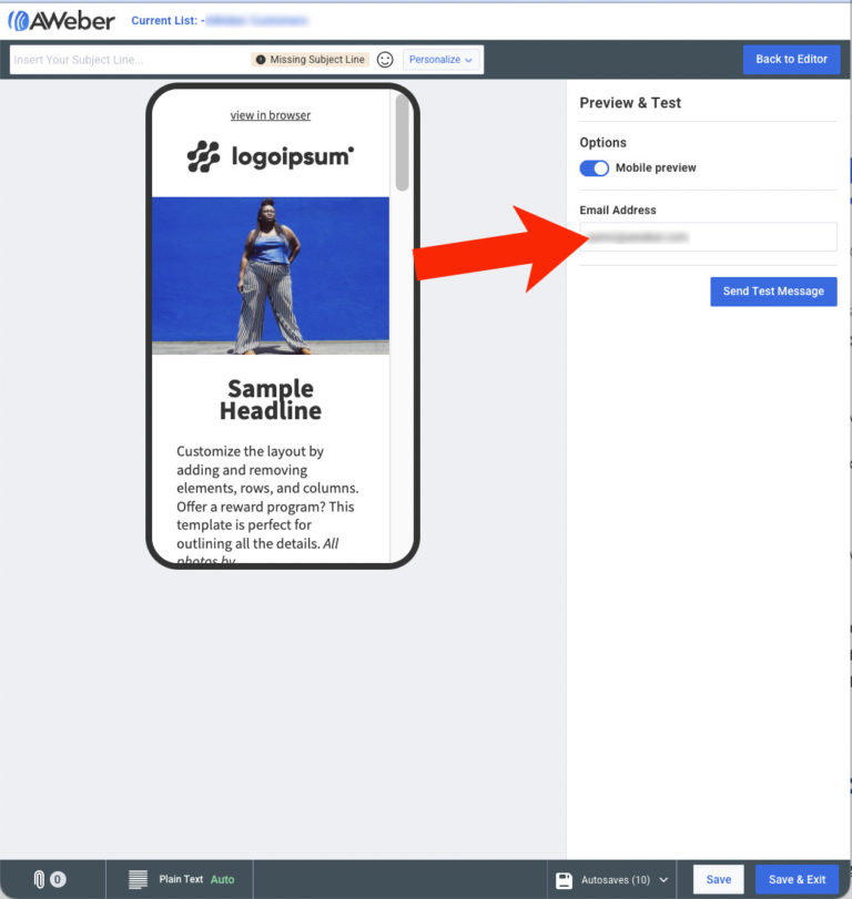 How to test emails before you send them | AWeber
