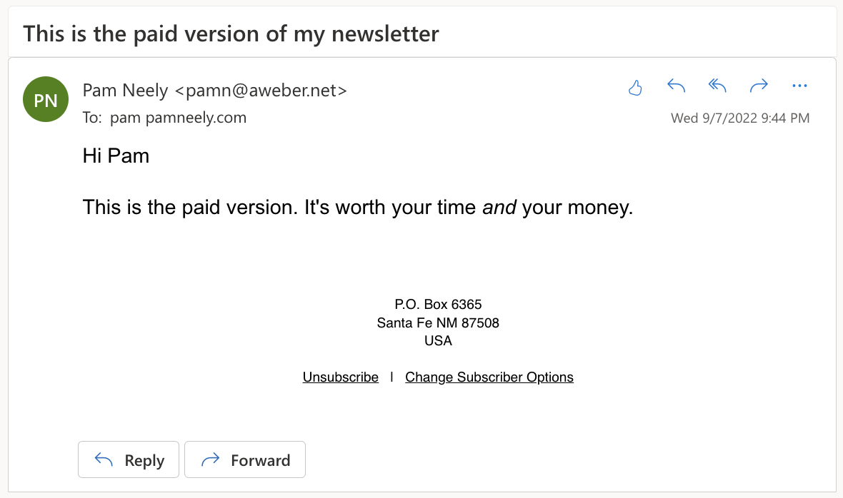 How to create a paid newsletter | AWeber
