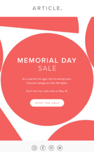 7 Best Practices for Your Memorial Day Email Campaign | AWeber