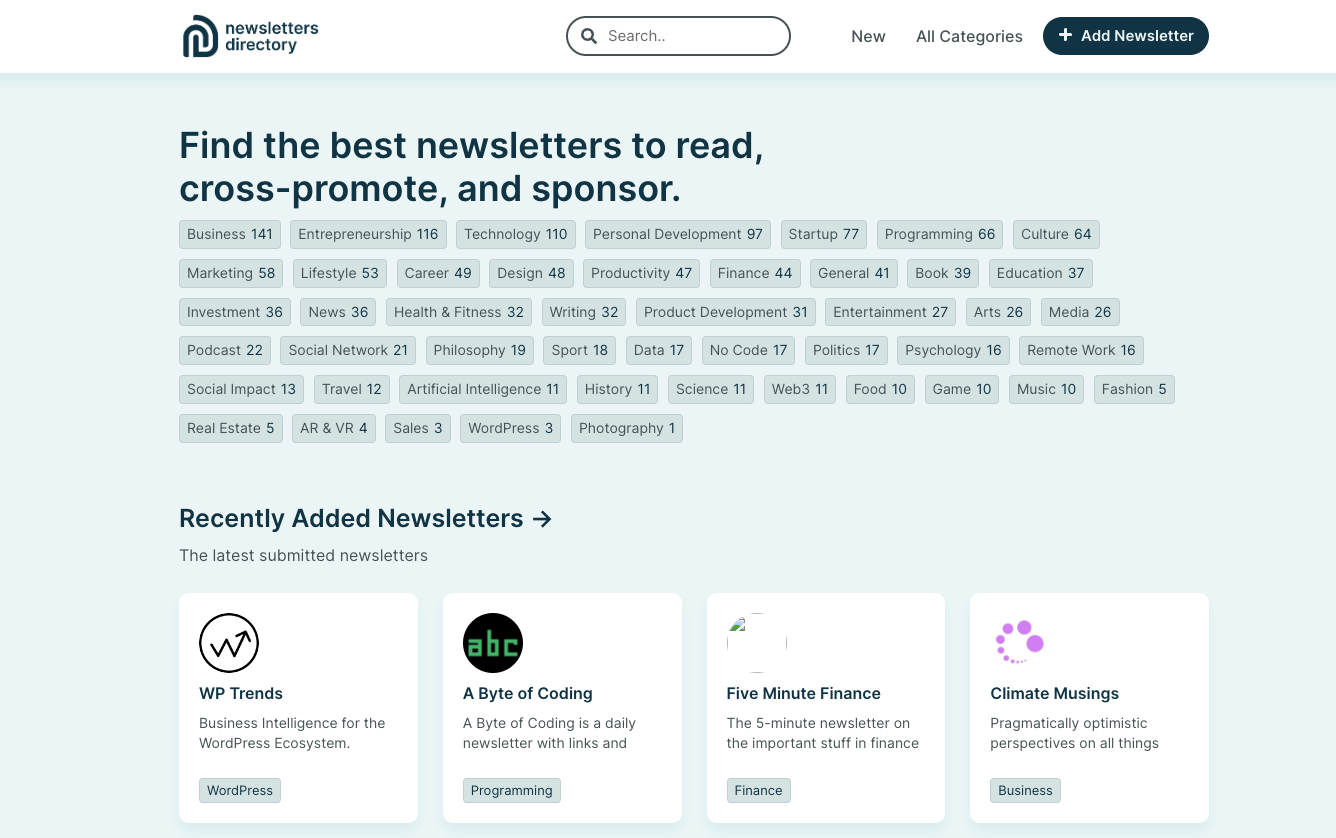 Newsletter directories - Your key to increasing newsletter signups | AWeber