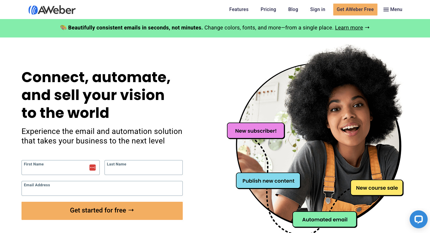 9 Best newsletter software tools (and how to choose) | AWeber