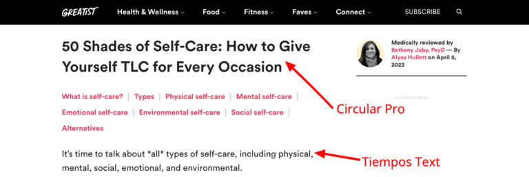 19 Best fonts for blogs: How to create eye-catching, readable content ...