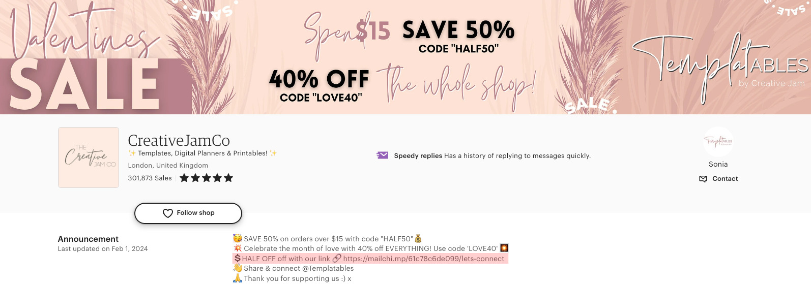 How to collect emails on Etsy and increase repeat sales | AWeber