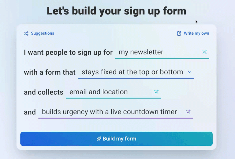 Signup form templates are holding you back (there's a better way) | AWeber